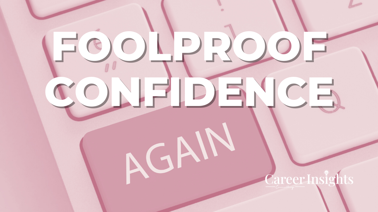How to build confidence using ONE simple strategy